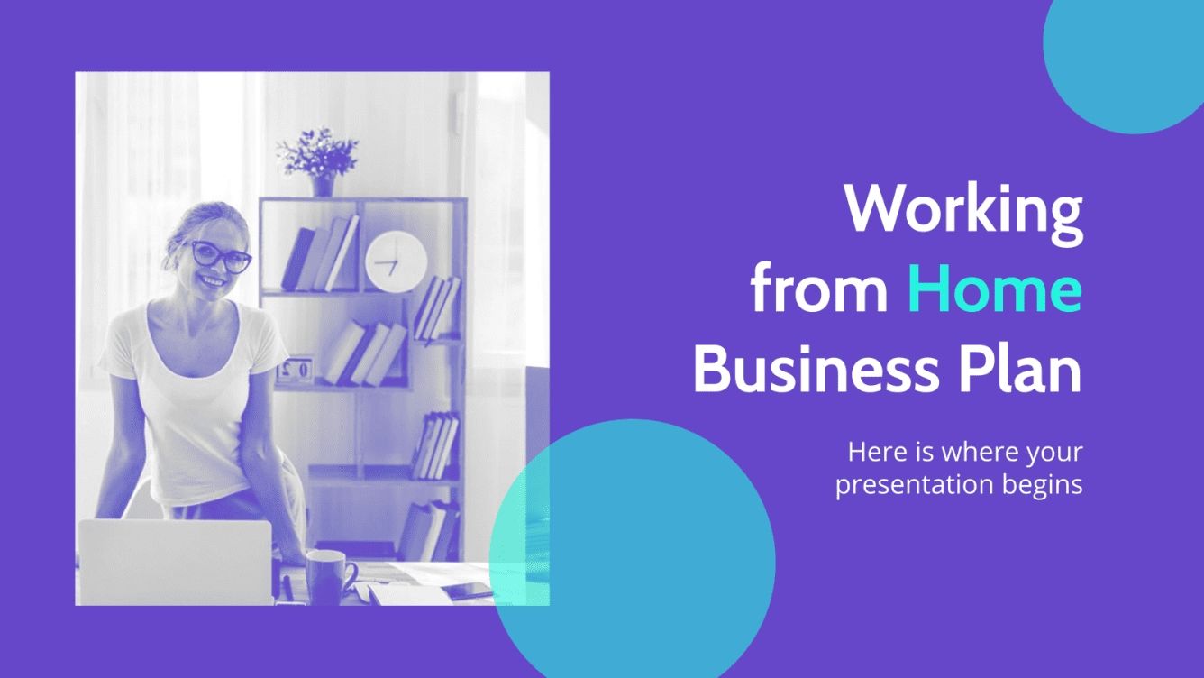Working from Home Business Plan Google Slides & PPT template