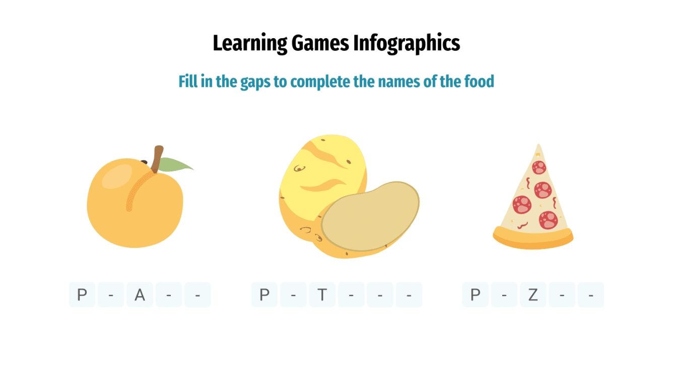 Learning Games Infographics for Google Slides & PowerPoint