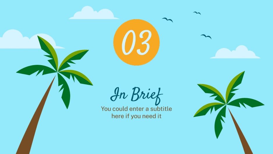 Castaway in a Desert Island | Google Slides & PPT theme