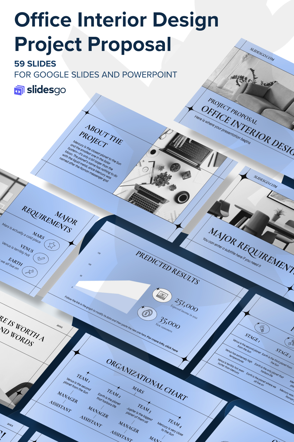 Office Interior Design Project Proposal | Google Slides