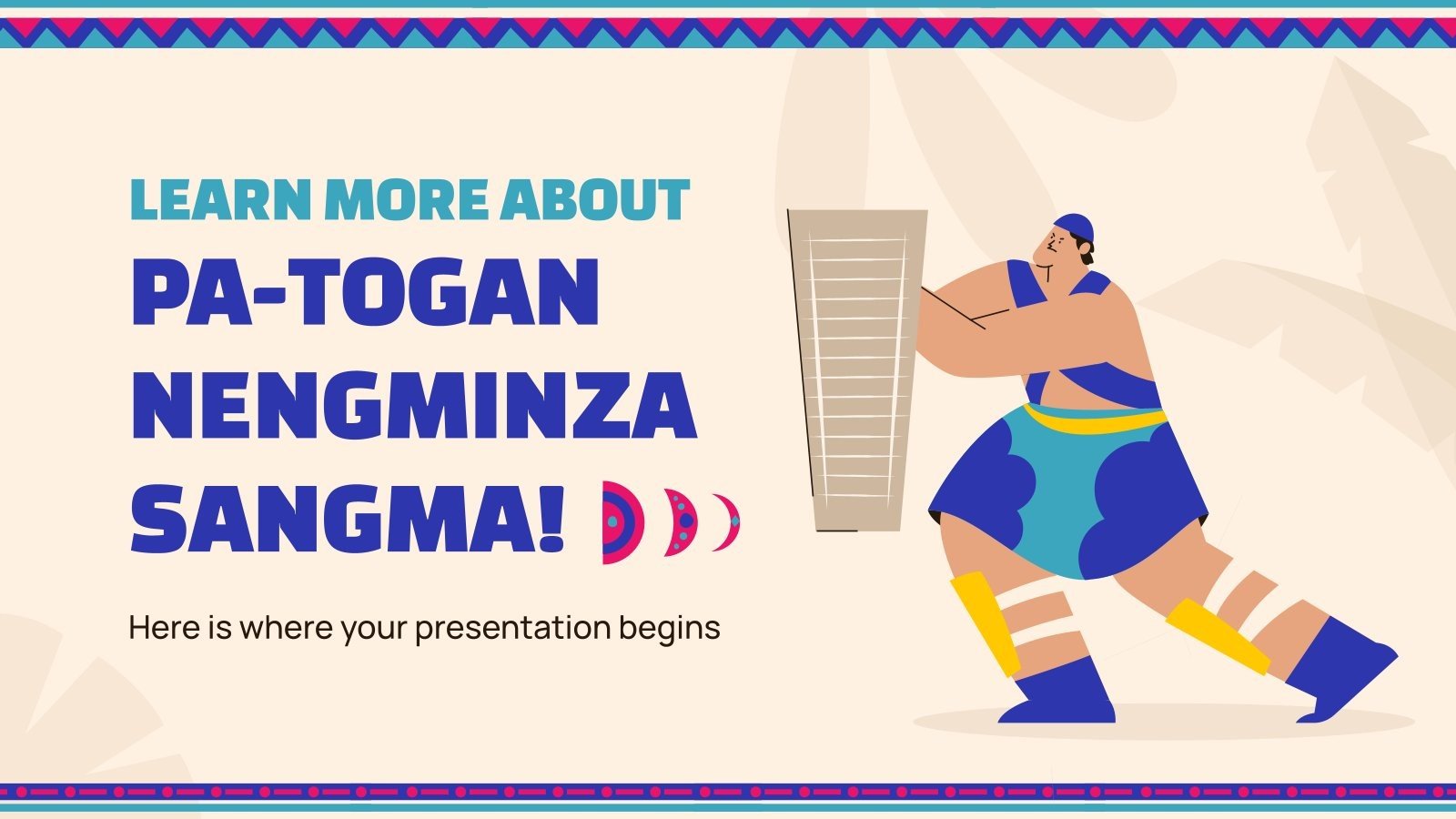 Saiba mais sobre Pa-Togan Nengminza Sangma! | Google Slides