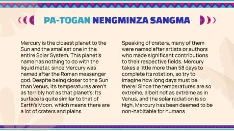 ¡Aprende sobre Pa-Togan Nengminza Sangma! | Google Slides
