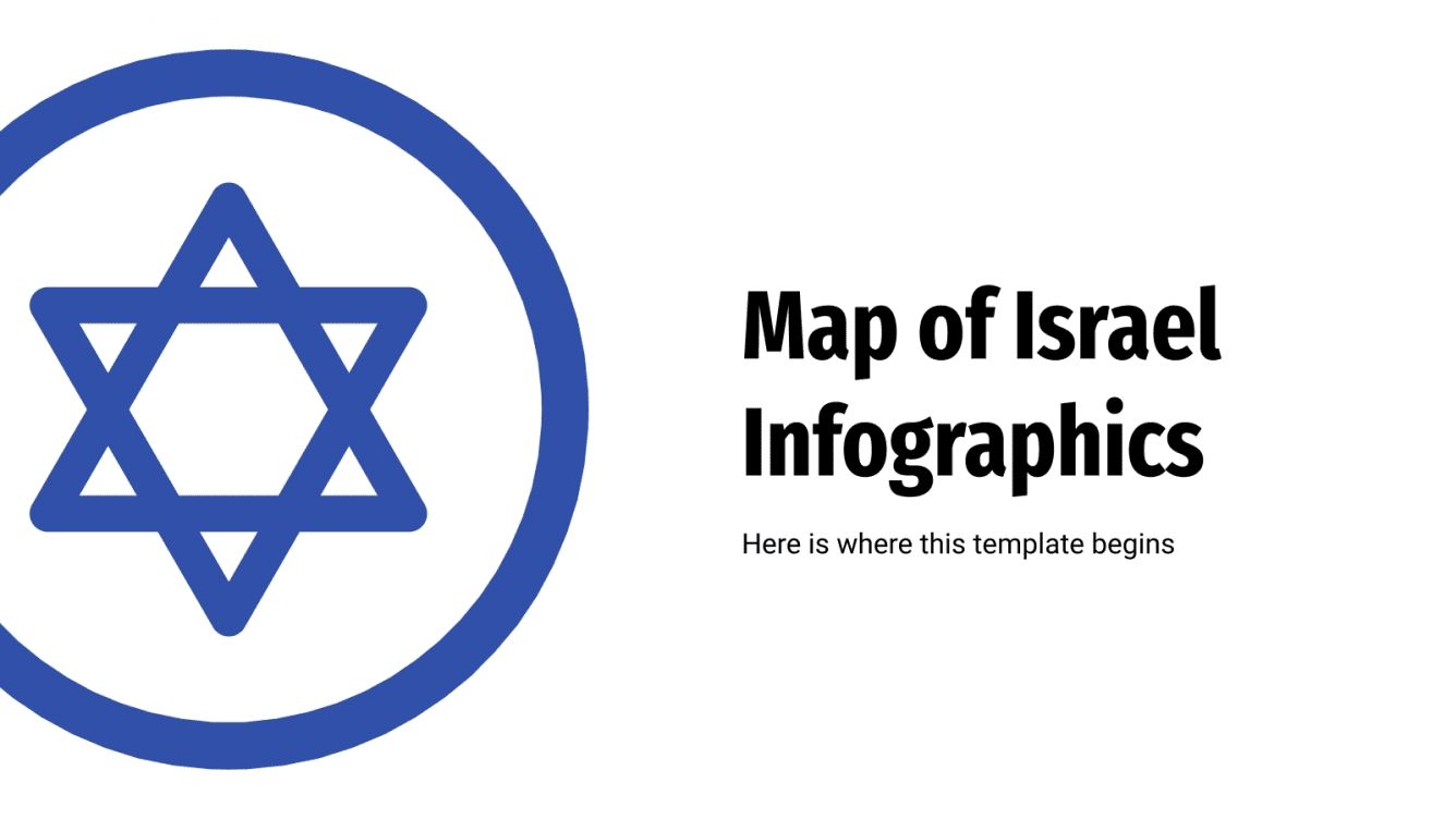 Map of Israel Infographics for Google Slides and PowerPoint