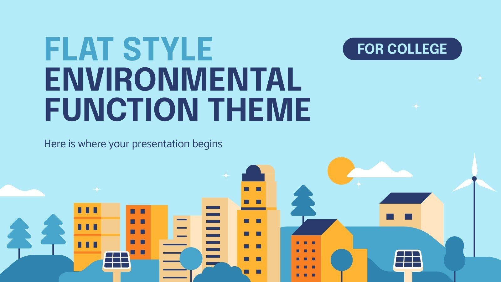 Free Google Slides & PowerPoint templates about sustainability