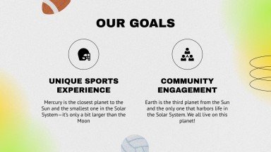 Practice Sports in Your Free Time Campaign | Google Slides