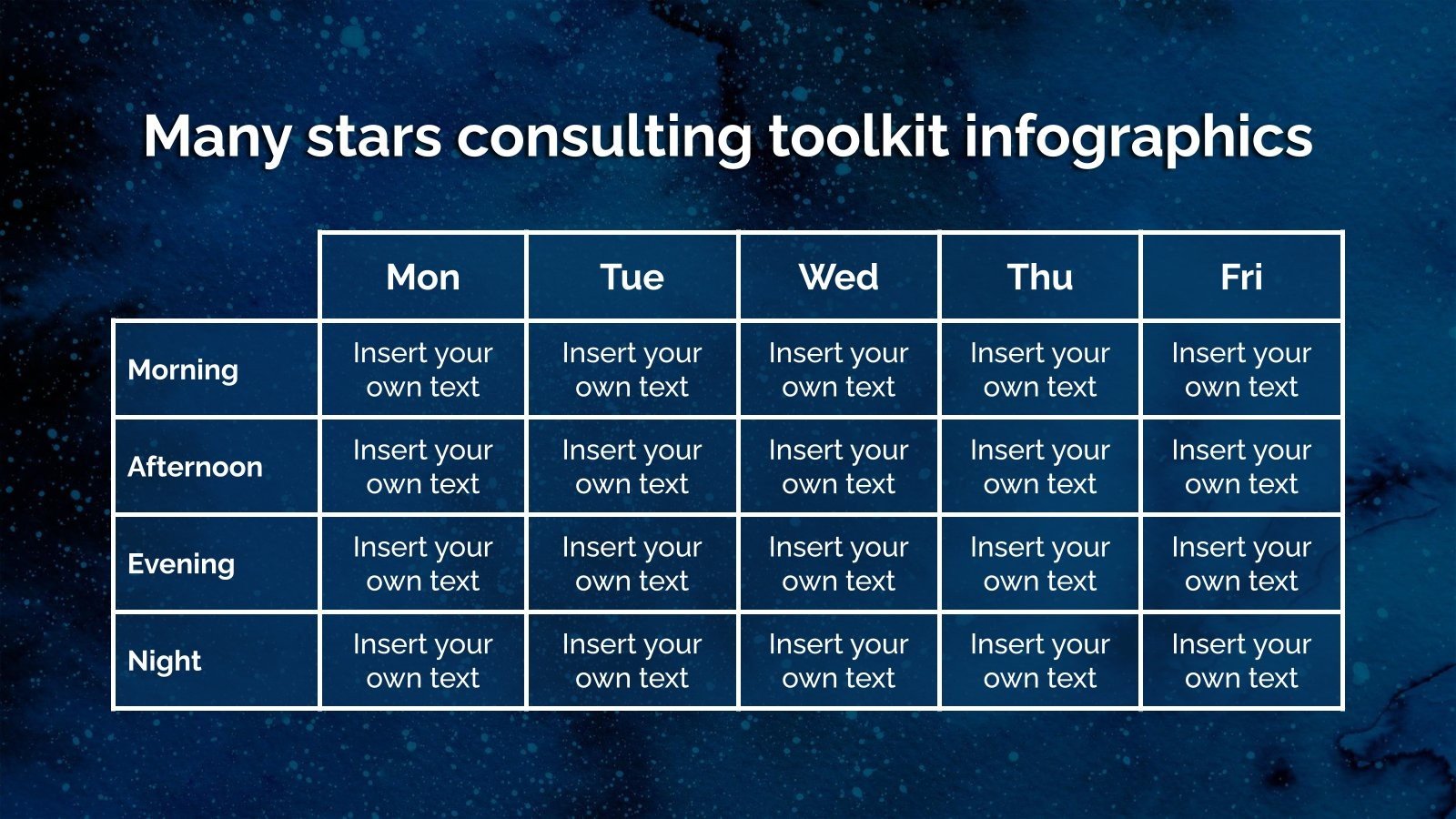 Many Stars Consulting Toolkit Infographics