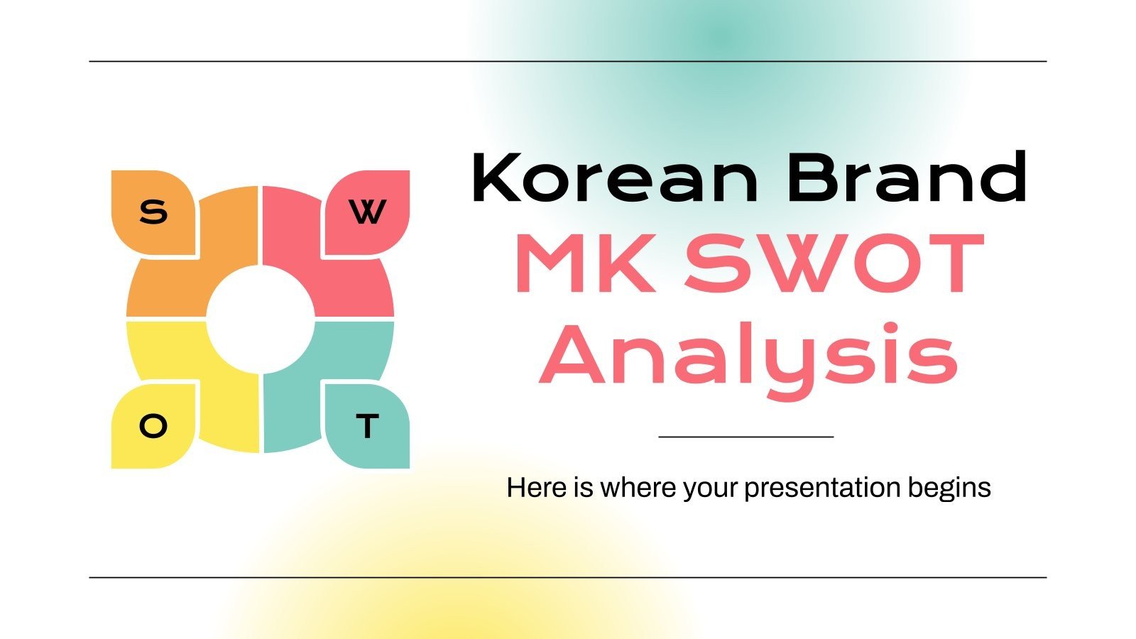 Korean Brand MK SWOT Analysis | Google Slides & PowerPoint