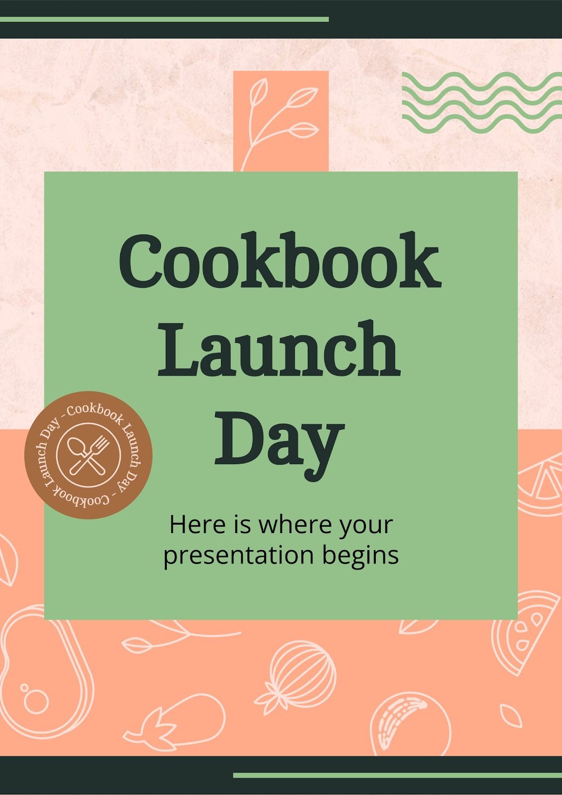 Cookbook Launch Day | Google Slides and PowerPoint