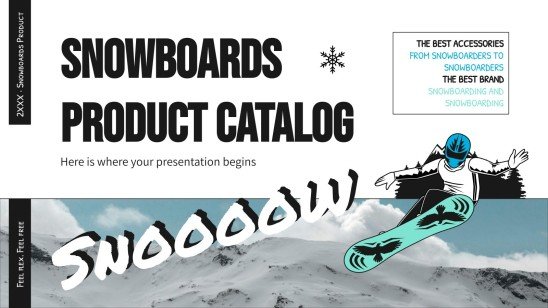 Catálogo de snowboards | Google Slides y PPT