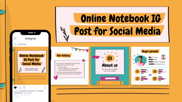 Free Google Slides & PPT templates for Instagram Posts