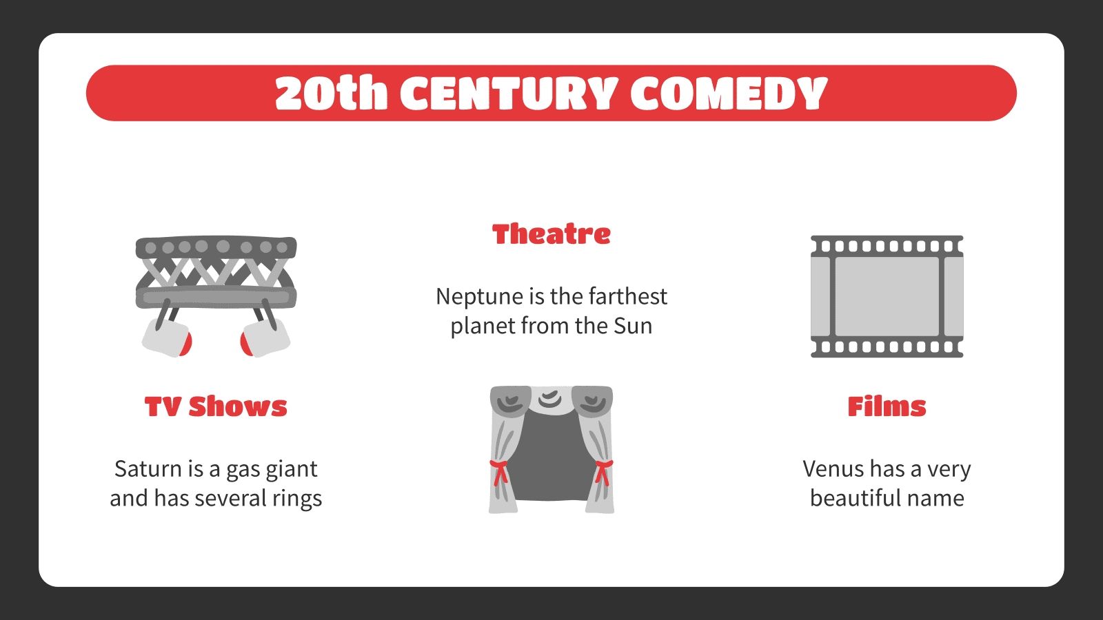 History of Comedy Lesson Google Slides & PowerPoint