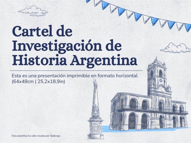 Argentinian History Research Poster | Google Slides