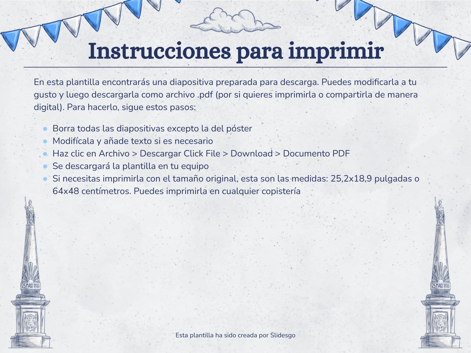 Argentinian History Research Poster | Google Slides