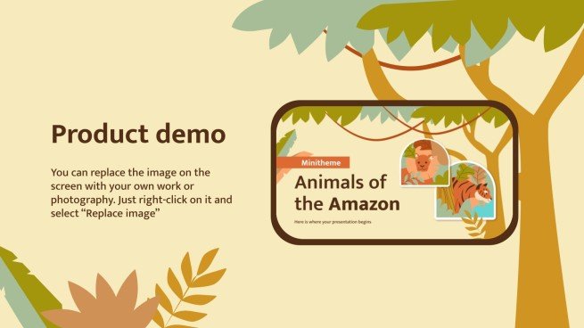 Animals of the Amazon Minitheme | Google Slides & PPT