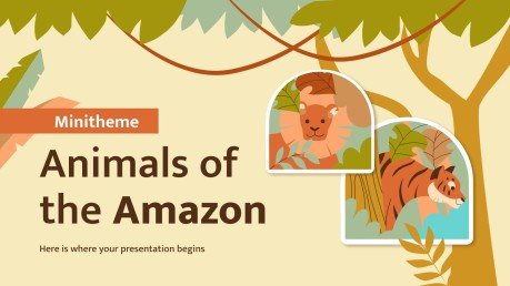 Plantillas gratuitas de Selva para Google Slides y PPT