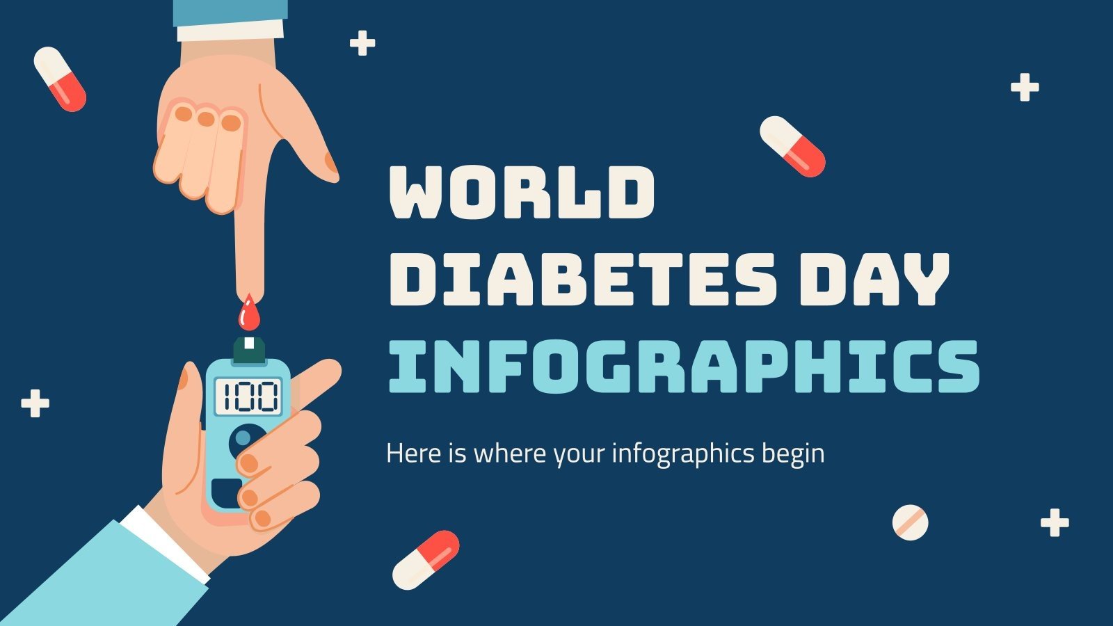 Plantillas gratis sobre diabetes para Google Slides y PowerPoint