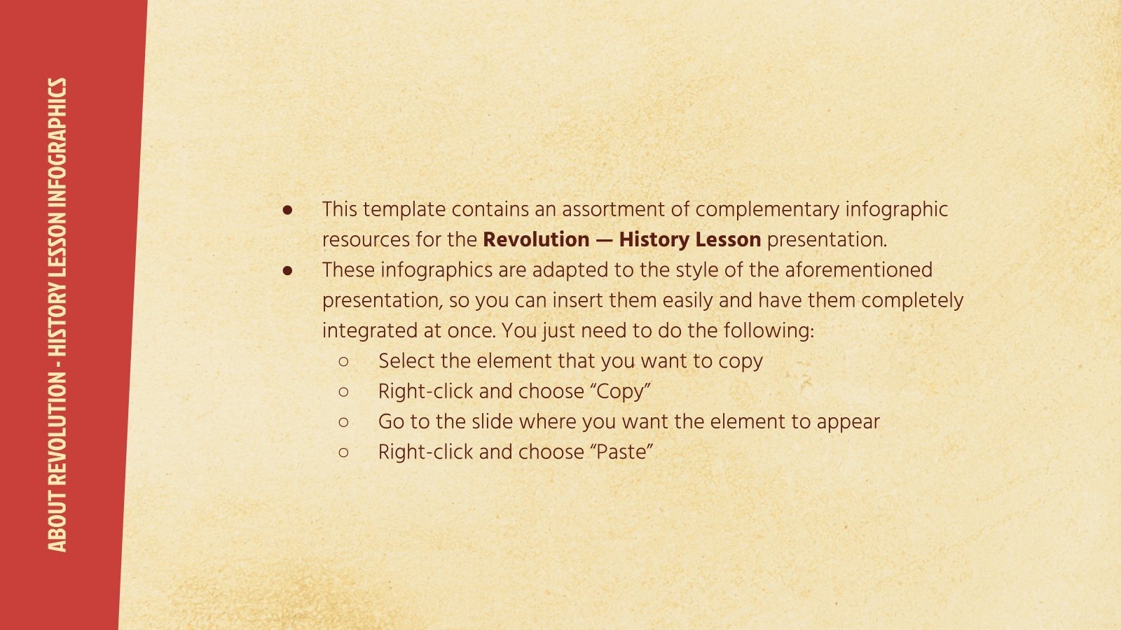 Revolution — History Lesson Infographics