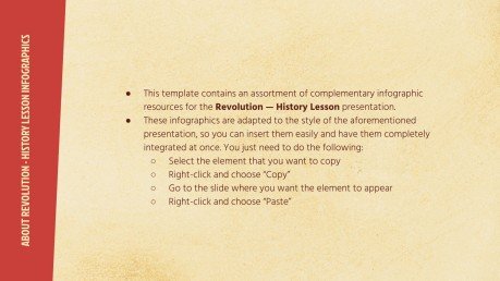 Revolution — History Lesson Infographics