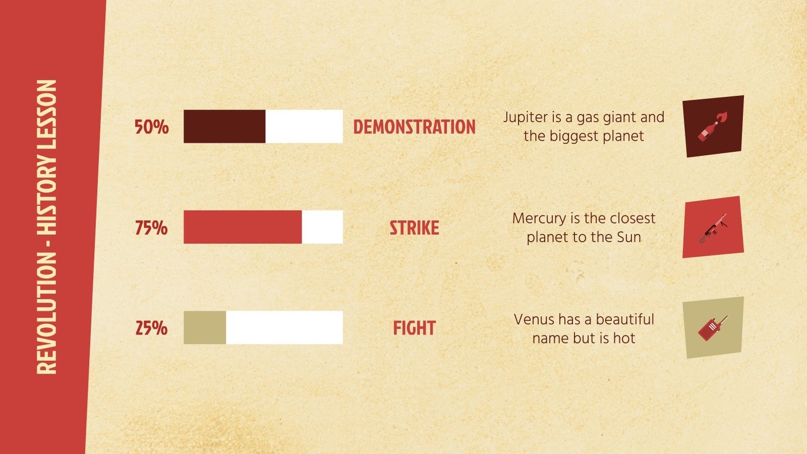 Revolution — History Lesson Infographics