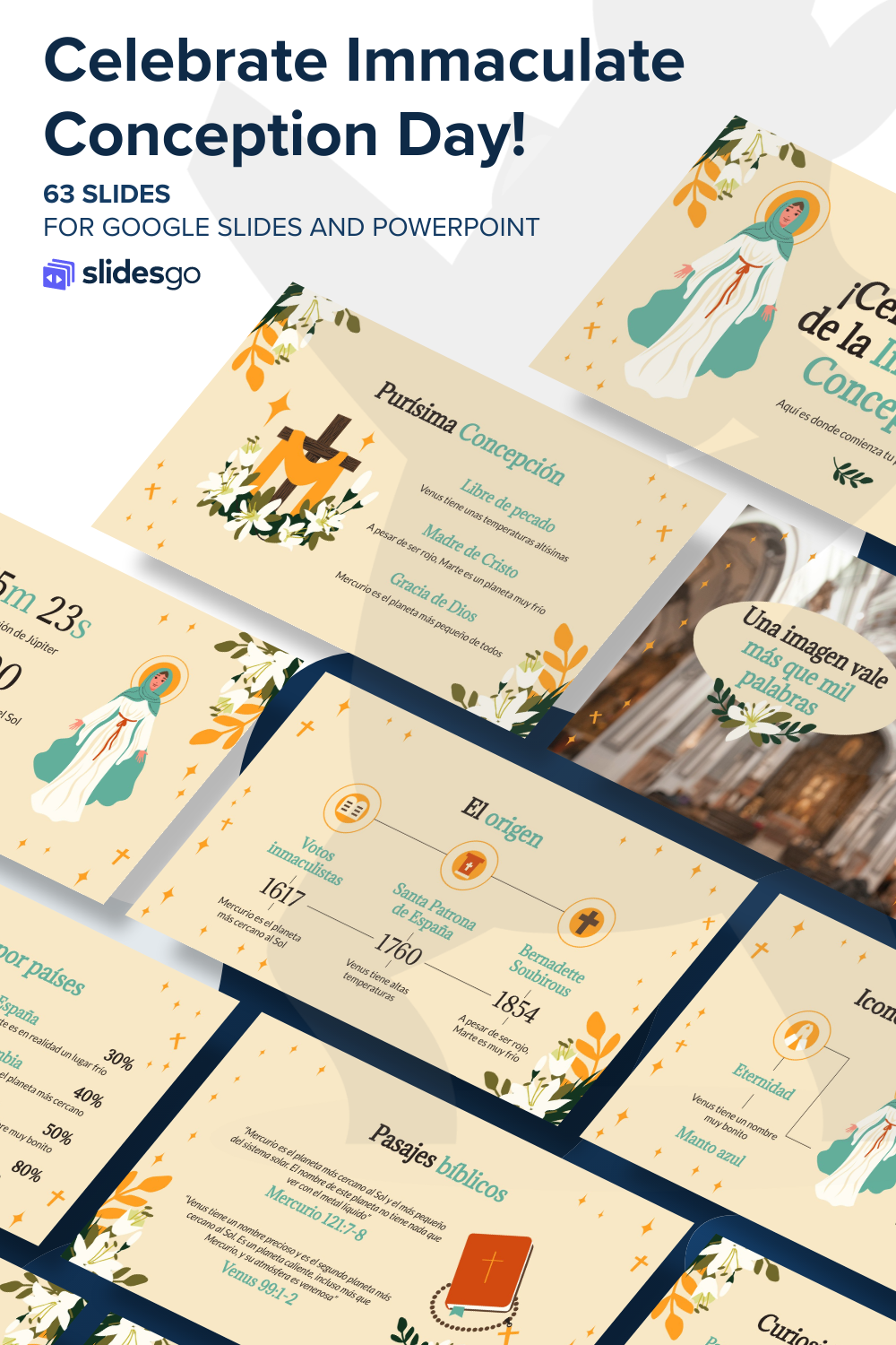 Celebrate Immaculate Conception Day! | Google Slides & PPT