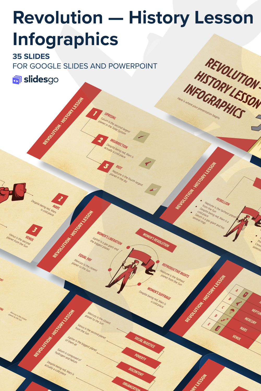 Revolution — History Lesson Infographics