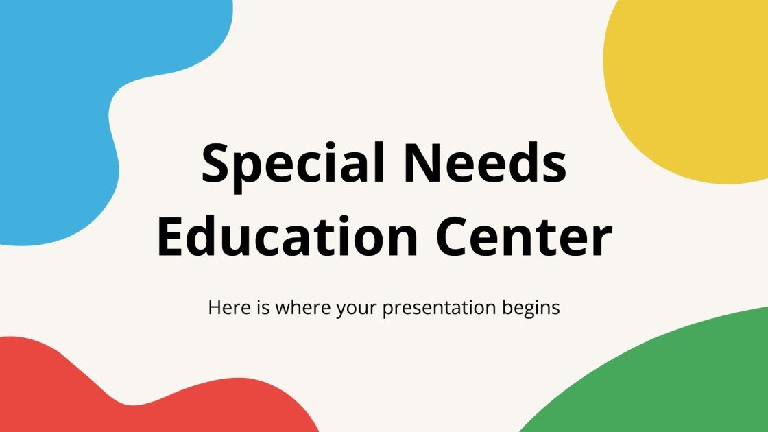 Special Needs Education Center Google Slides & PPT template