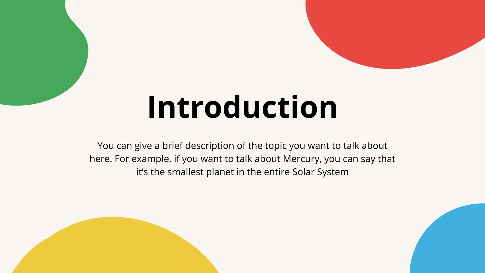 Special Needs Education Center Google Slides & PPT template