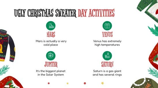 US National Ugly Christmas Sweater Day | Google Slides & PPT