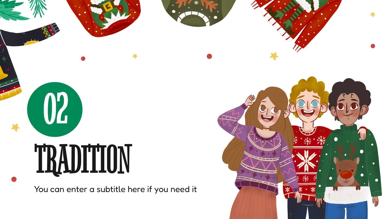 US National Ugly Christmas Sweater Day | Google Slides & PPT