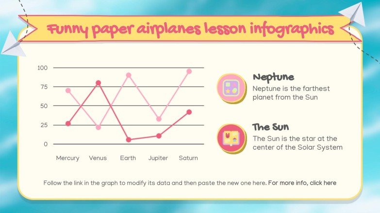 Funny Paper Airplanes Lesson for Kids Infographics