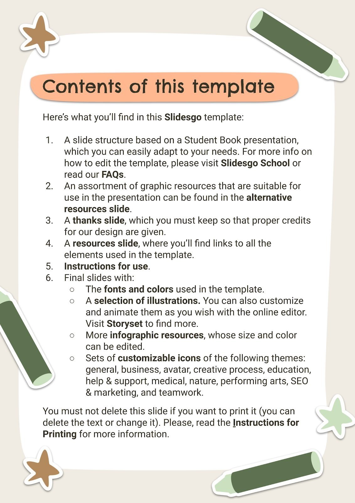 Cute Scrapbook Style: Student Book | Google Slides & PPT
