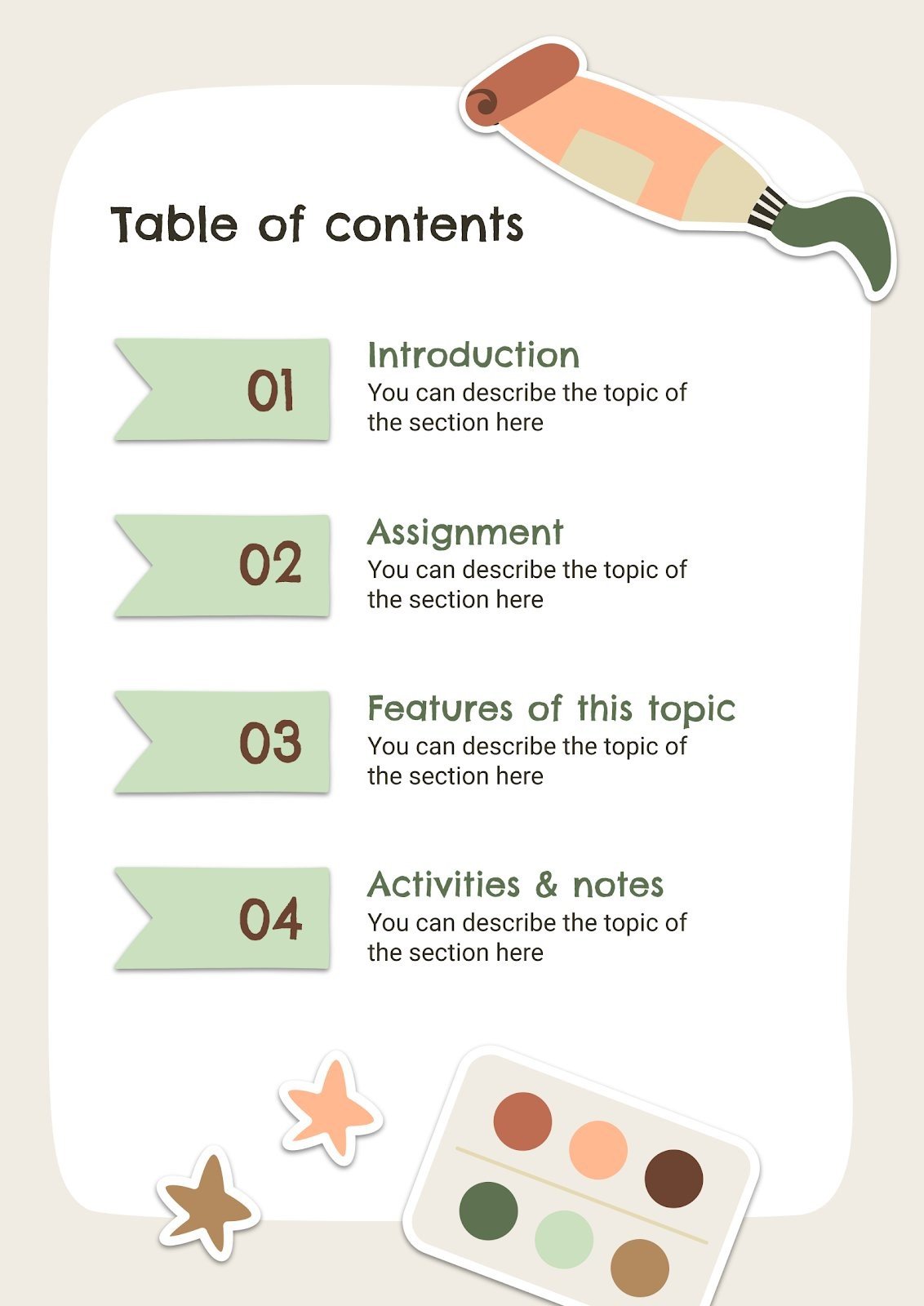 Cute Scrapbook Style: Student Book | Google Slides & PPT