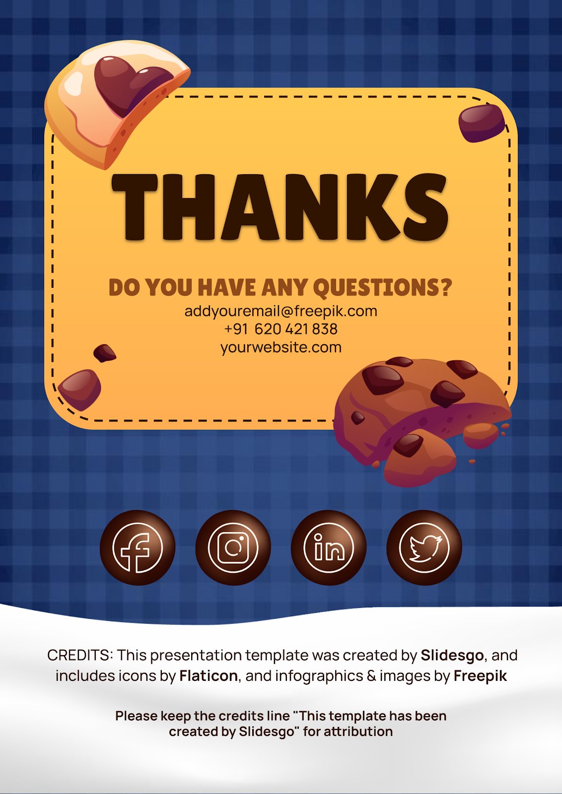 Livre de recettes de biscuits | Google Slides et PPT