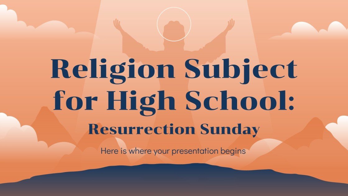 Religion Subject for High School: Resurrection Sunday