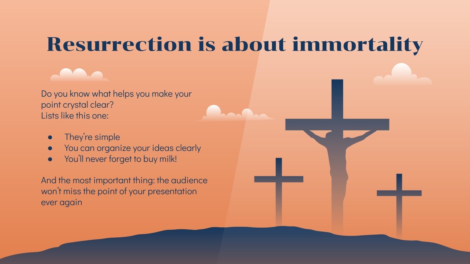 Religion Subject for High School: Resurrection Sunday