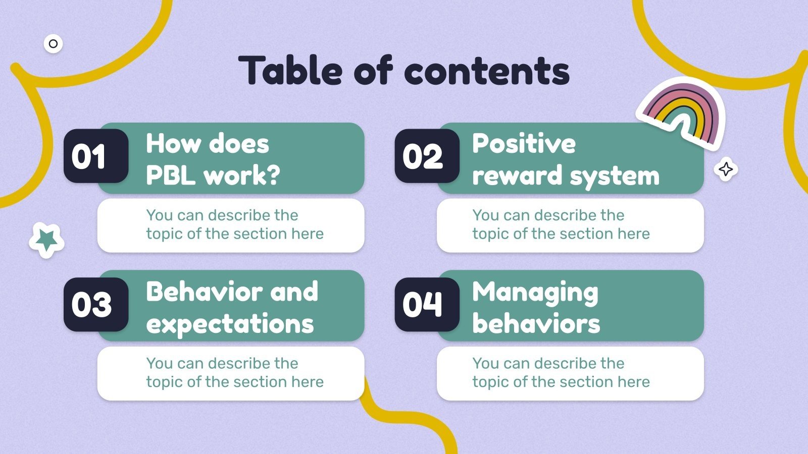 Positive Behavior for Learning | Google Slides & PowerPoint