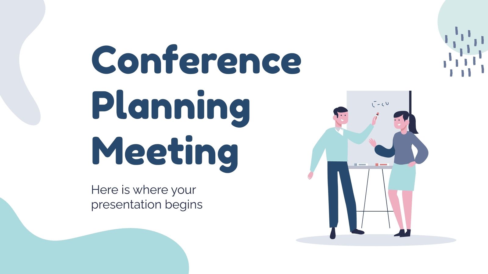 Conference Planning Meeting Google Slides & PPT template