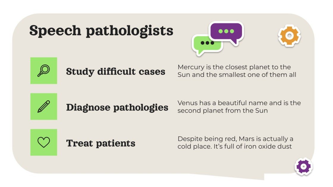 Linguistics: speech-language pathology | GoogleSlides & PPT