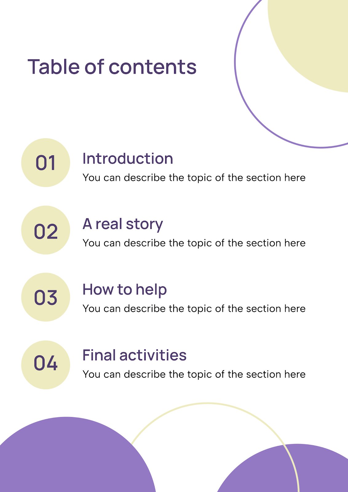 Basic elegant duotone style ethics and values booklet