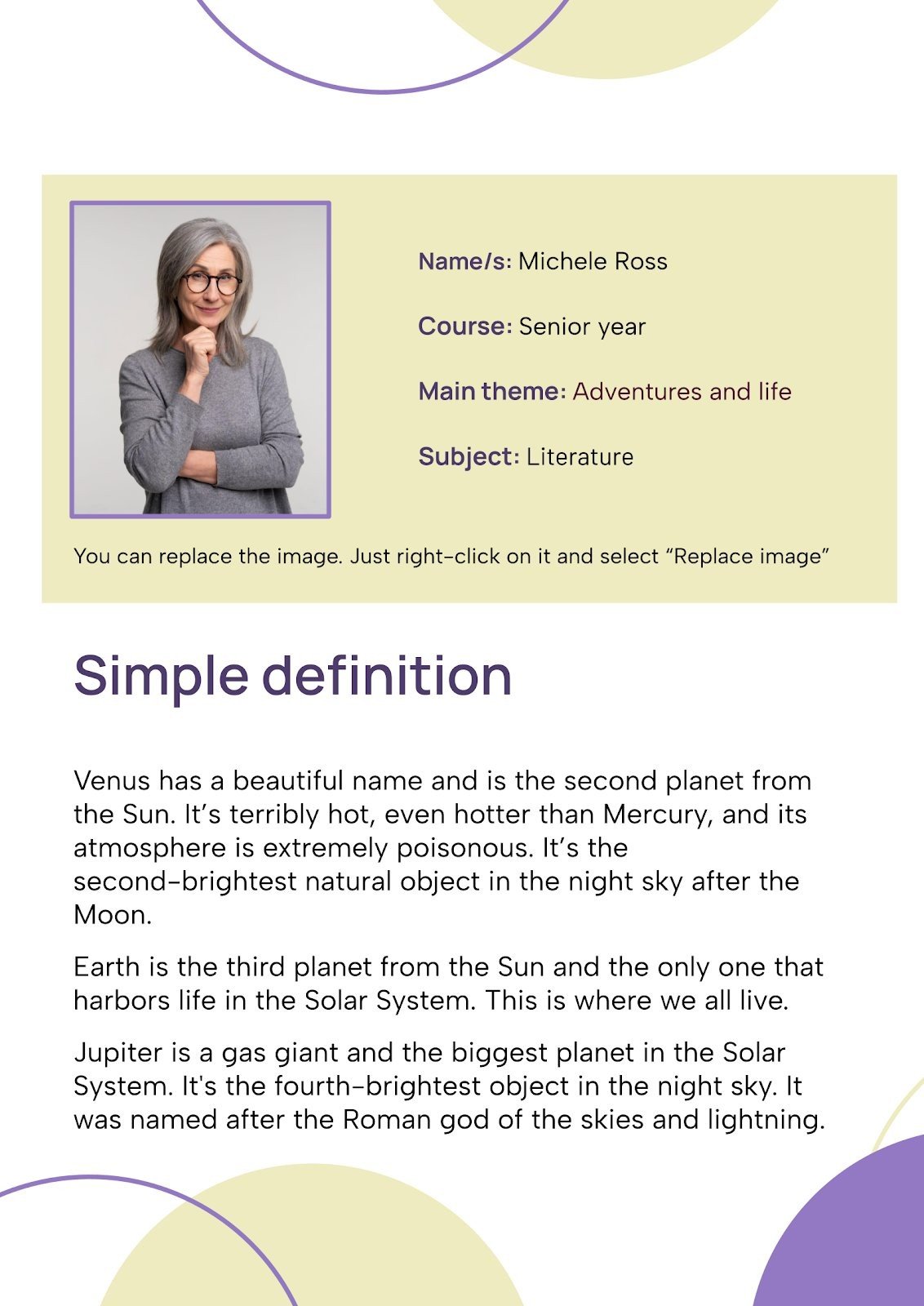 Basic elegant duotone style ethics and values booklet