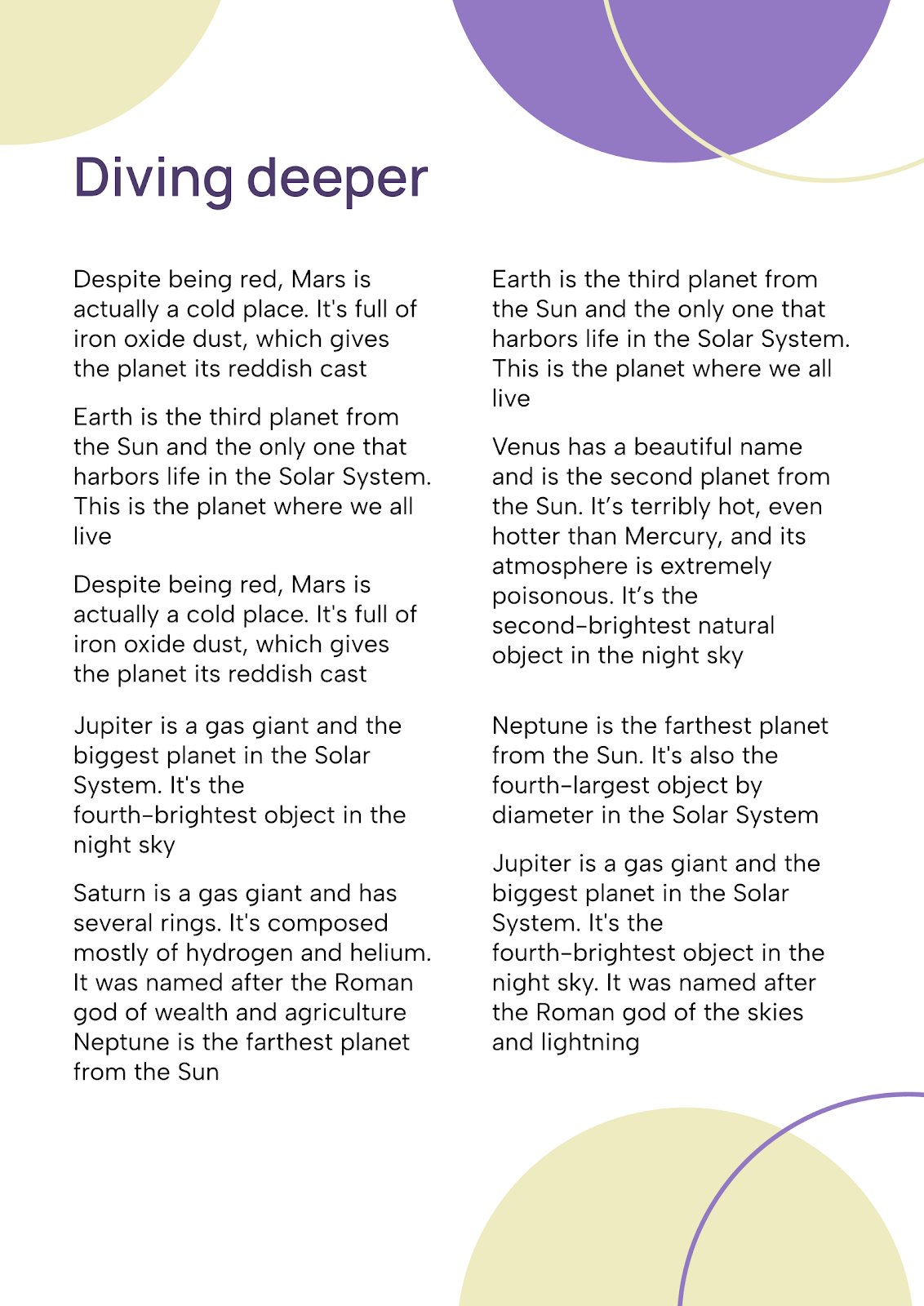 Basic elegant duotone style ethics and values booklet