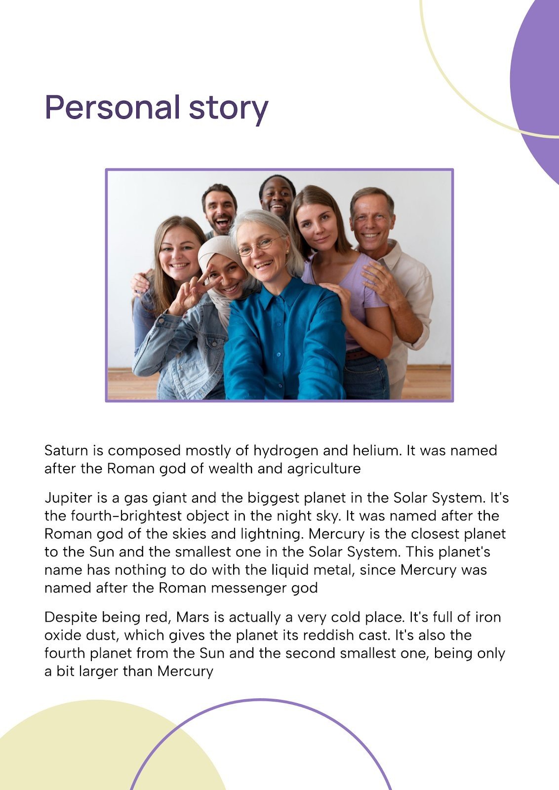 Basic elegant duotone style ethics and values booklet