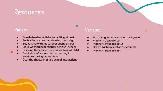 Virtual Classroom Meetings Google Slides and PowerPoint