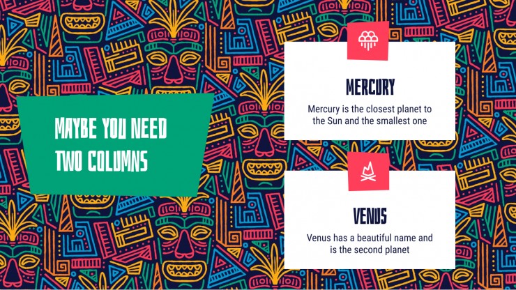 Ethnic Pattern Google Slides theme & PowerPoint template