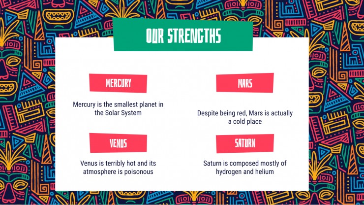 Ethnic Pattern Google Slides theme & PowerPoint template