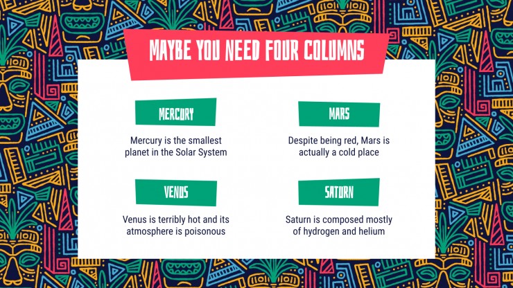 Ethnic Pattern Google Slides theme & PowerPoint template