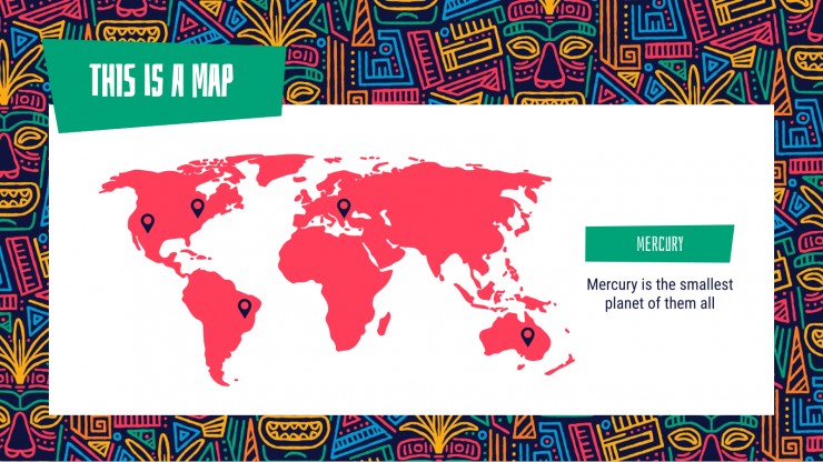 Ethnic Pattern Google Slides theme & PowerPoint template