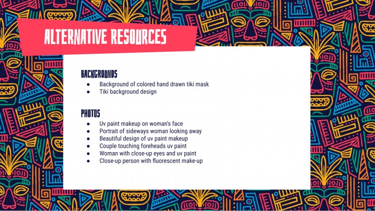 Ethnic Pattern Google Slides theme & PowerPoint template