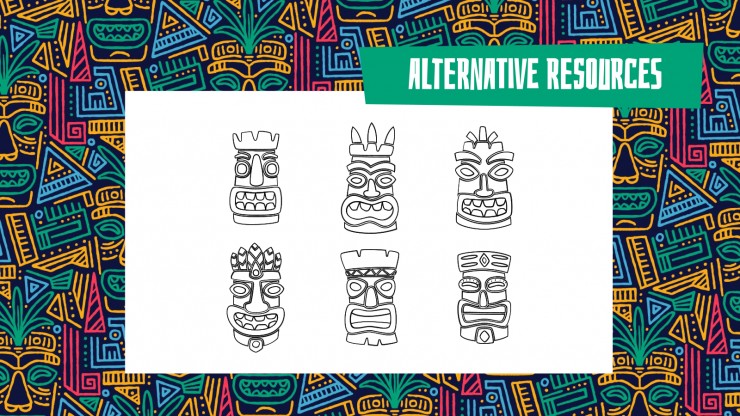 Ethnic Pattern Google Slides theme & PowerPoint template