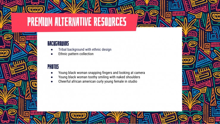 Ethnic Pattern Google Slides theme & PowerPoint template